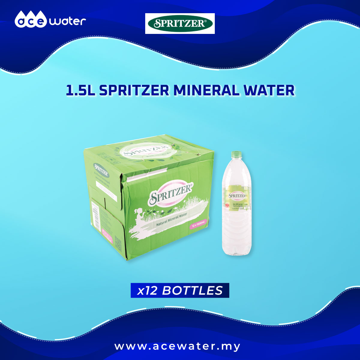 Spritzer Mineral Water - Ace Water